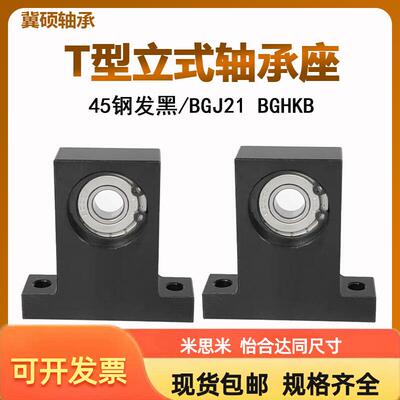 T型立式轴承座BGJ21/BGHKB6200 6201 6202 6203 6204轴承固定座