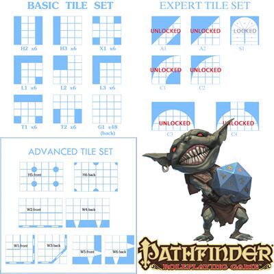 桌游驿站 DND 龙与地下城 万能场景[套装] TRPG拼图 跑团战棋定制