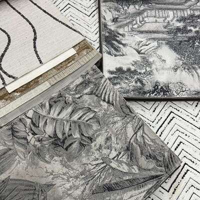 10 curtain fabric samples,fabric width 280cm软装面料版本10本