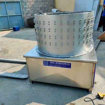 新款褪牛头毛设备自动脱牛头蹄设备商用小型牛头蹄打毛机