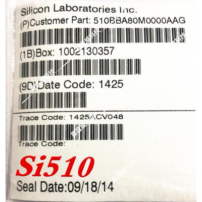 SI510 510BBA80M0000AAG Oscillator 标准时钟振荡器嵌入式ic晶振