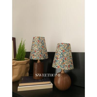 SweetHome *奇遇花园 中古覆古碎花陶瓷夜灯卧室睡眠装饰氛围台灯