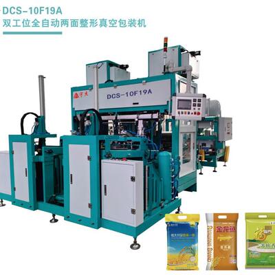 全自动两面双工位DCS-10F19A大米杂粮速真空包装机