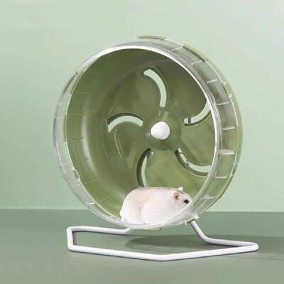 with Stable Bracket Hamster Running Wheel Jogging Toy