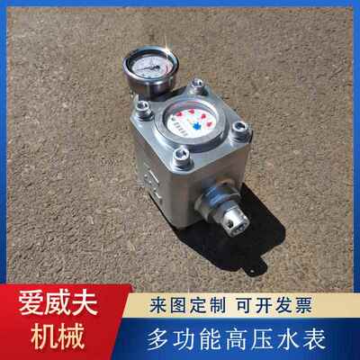 SGZ型煤层注水表双功能高压水表 SGS矿用高压水表高压注水流量表