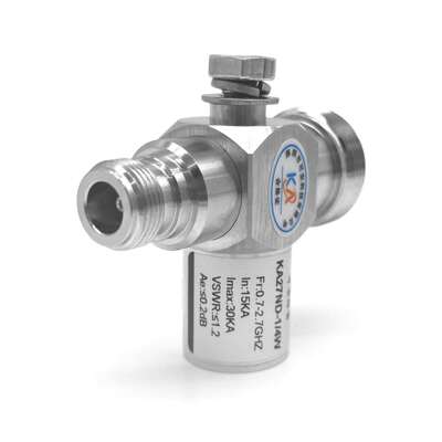 KA27ND-1/4W天馈防雷1/4波长型N母转DIN母馈线信号避雷器0.7-2.7G