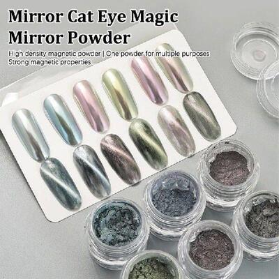 Manicure Design Pigment Rubbing Dust 3D Cat Eye Magnetic