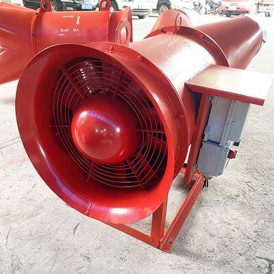 KBT-5.5KW船用防爆轴流风机 操作方便 带轮 库管式