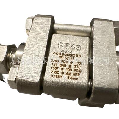 SWAGELOK世伟洛克 三片式球阀SS-62TS4精工不锈钢精密安全