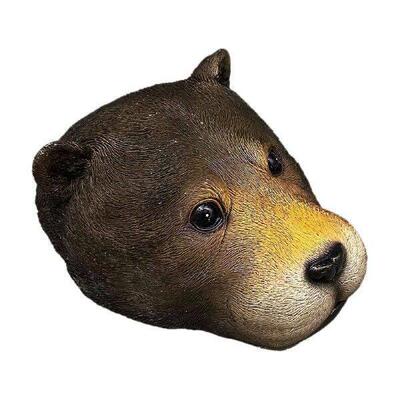 Pond Floating Otter Head Decor Simulation Animal Sculpture