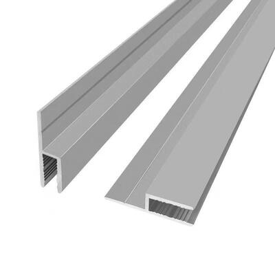 天花软膜龙骨H码F码扁码平口灯箱铝边框小卡布铝条压边吊顶铝型材