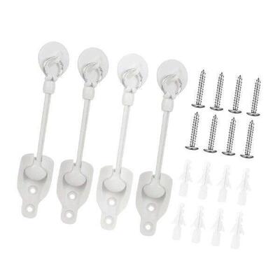 4Pcs Weather Resistance Blinds Tie Down Sun Shades Curtain