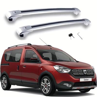 2pcs汽车车顶行李托架适用daciadokker车顶旅行架横杆车顶行李架