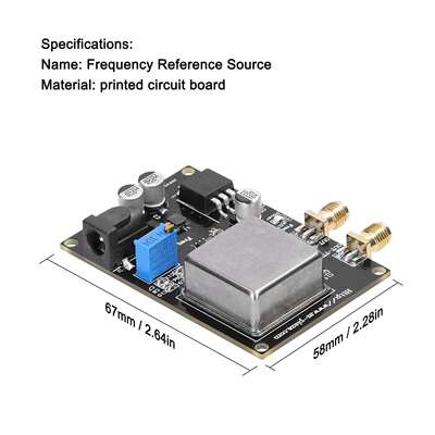 OCXO-10Mhz 频率参考源黑色频率计低相位噪声用于声音解码器频率