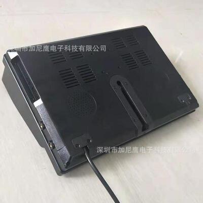 加尼鹰10.1寸车载显示器车2路视频高清U型支架卡巴货车校车荧幕