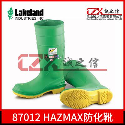 雷克兰87012HAZMAX钢头钢底PVC防化靴防酸碱绝缘防砸防刺穿防化靴