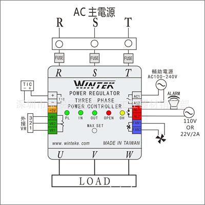 宁波SCR功率调整器TP4830A-B三相相位