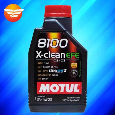 摩特 8100 X-CLEAN EFE 5W-30 1L C2/C3 SN级 进口酯类全合成机油