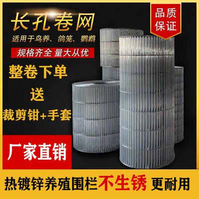 铁丝网围栏鸟笼网养殖网兔笼网鹦鹉鸽笼长孔电焊网养鸡网镀锌