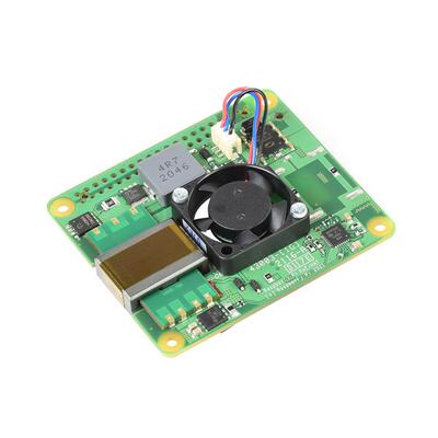 微雪 树莓派3B+/4B以太网供电扩展板 Raspberry Pi PoE+ HAT