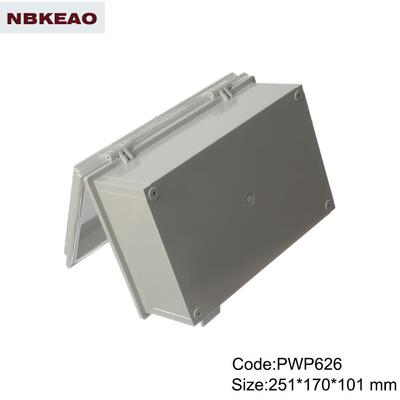 251*170*101塑料翻盖防水盒 防水接线盒 塑料外壳 PWP626