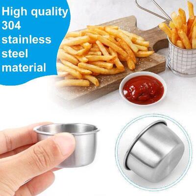 48/12 Pcs Sauce Dipping Bowl 304 Stainless Steel Dipping