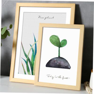 Nordic simple wooden photo frame square picture frames 相框