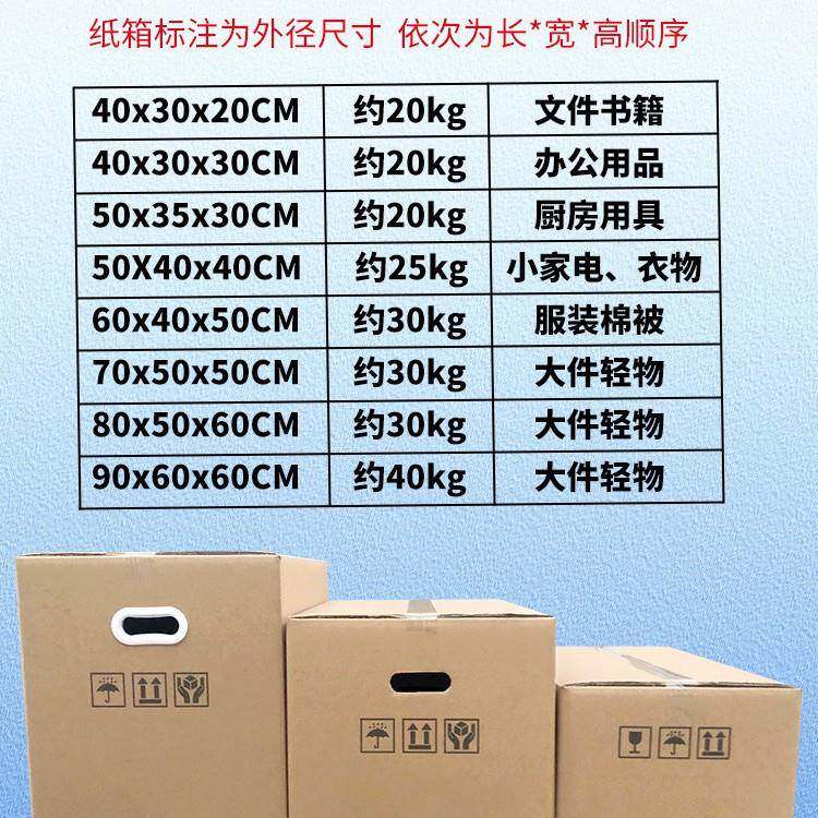 整袋收纸特ELH箱】 搬家纸箱子电快递商打包纳箱包装大纸箱纸盒