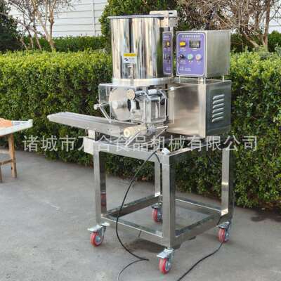 连续式汉堡肉饼成型机全KSL自设动肉馅成型备肉糜压浆饼上生上糠