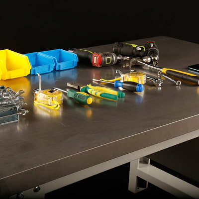 厂家重型钳工台不锈钢工作台工具钳工维修桌操作台试验装配台批发