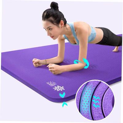 Yoga Mat Exercise Thick Non-slip Gym Fitness Durable Pilates