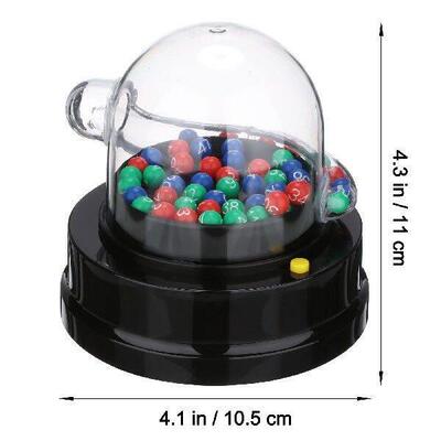 1 Set Kids Toy Lottery Machine Party Mini Lotto Games