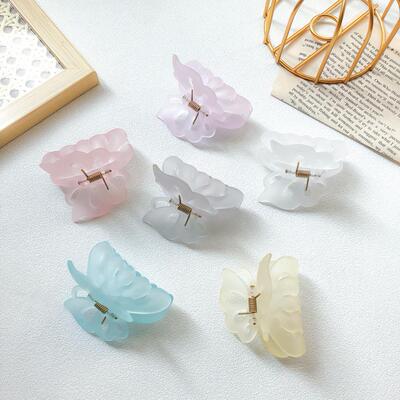 Fashion Korean Hair Claws Women Candy Colors Hair Crab Clamp