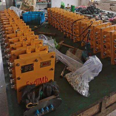 煤矿电缆接 线盒 前程 BHD矿用防爆接线盒安装简单