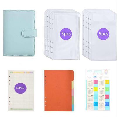 2025 A6 Notebook Binder Budget Planner Organizer Cash Budget