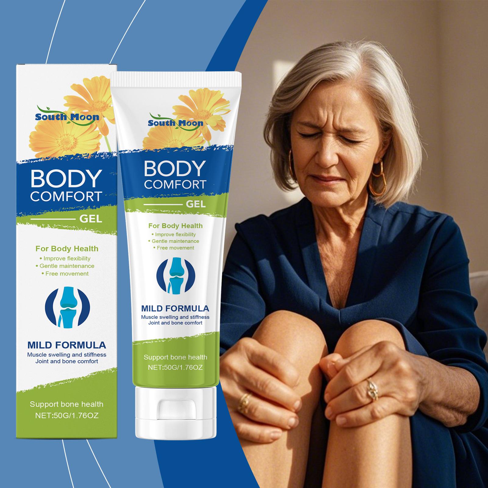 SOUTH MOON Body Care Gel - Plant Extracts for Refreshing Com