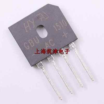 整流桥堆 GBU1510 15A 1000V 扁桥 直插 ZIP-4 桥式整流器 桥堆