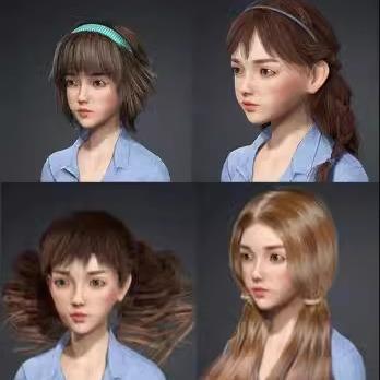 iclone8 CC4素材包 数字人角色 发型 动作 全部素材套餐