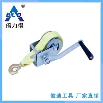 倍力得迷你绞盘手动 绞盘 手摇船用BLD 倍力 (500磅lbs ) 配织带