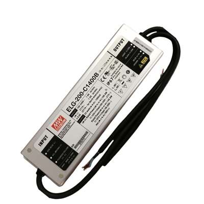 明纬防水电源 ELG-200-C2100A 200W恒流 LED洗墙灯温室电源电源