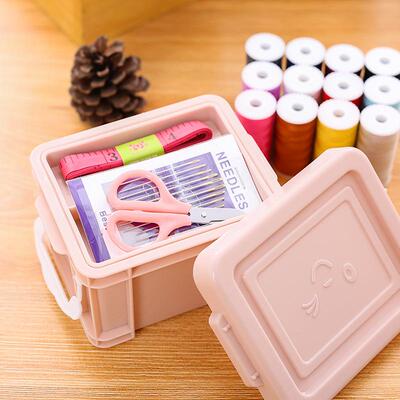 Nordic Style Sewing Kit with Thread Box, Sewing and Mending