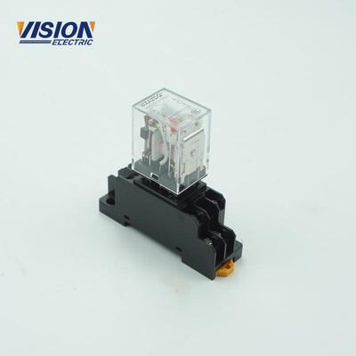 小型中间继电器PTF08A 8针 220V带底座