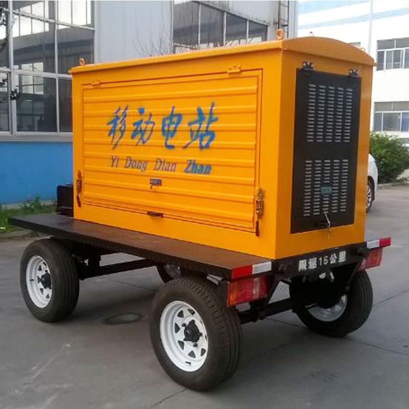 潍坊200w柴油发机组移动拖200KW柴车雨电棚应急k电源250kv防a三相