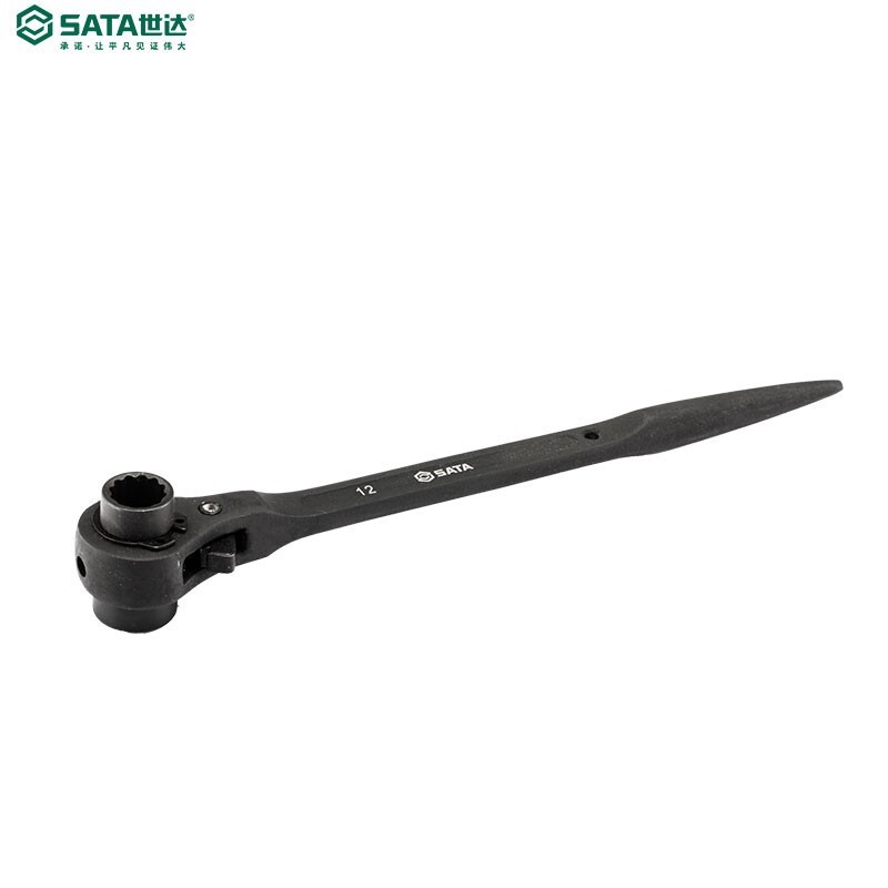 世达(SATA)47310双口尖尾棘轮扳手多功能扳手手动工具17x21MM