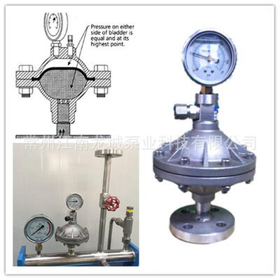 不锈钢隔膜式缓冲器阻尼器均流器计量泵缓冲器型号LCPD-S