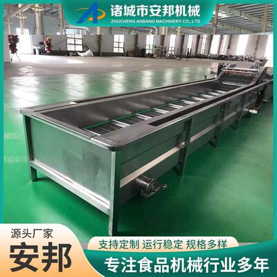 全自动西兰花清洗设备新型茭白清洗机自动化苹果清洗机
