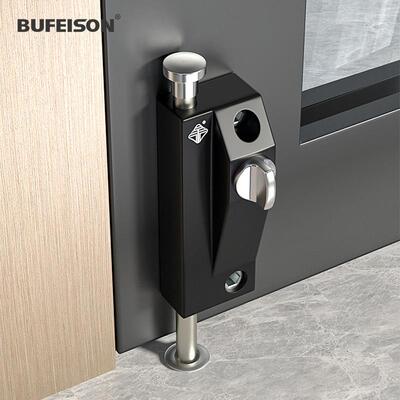 旋转门锁插销锁锌户外弹SUT簧插销合金插销钥开插销地门插锁3匙04