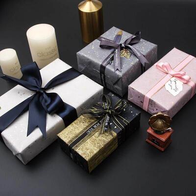 Gift wrapping paper birthday gift flower packing paper set