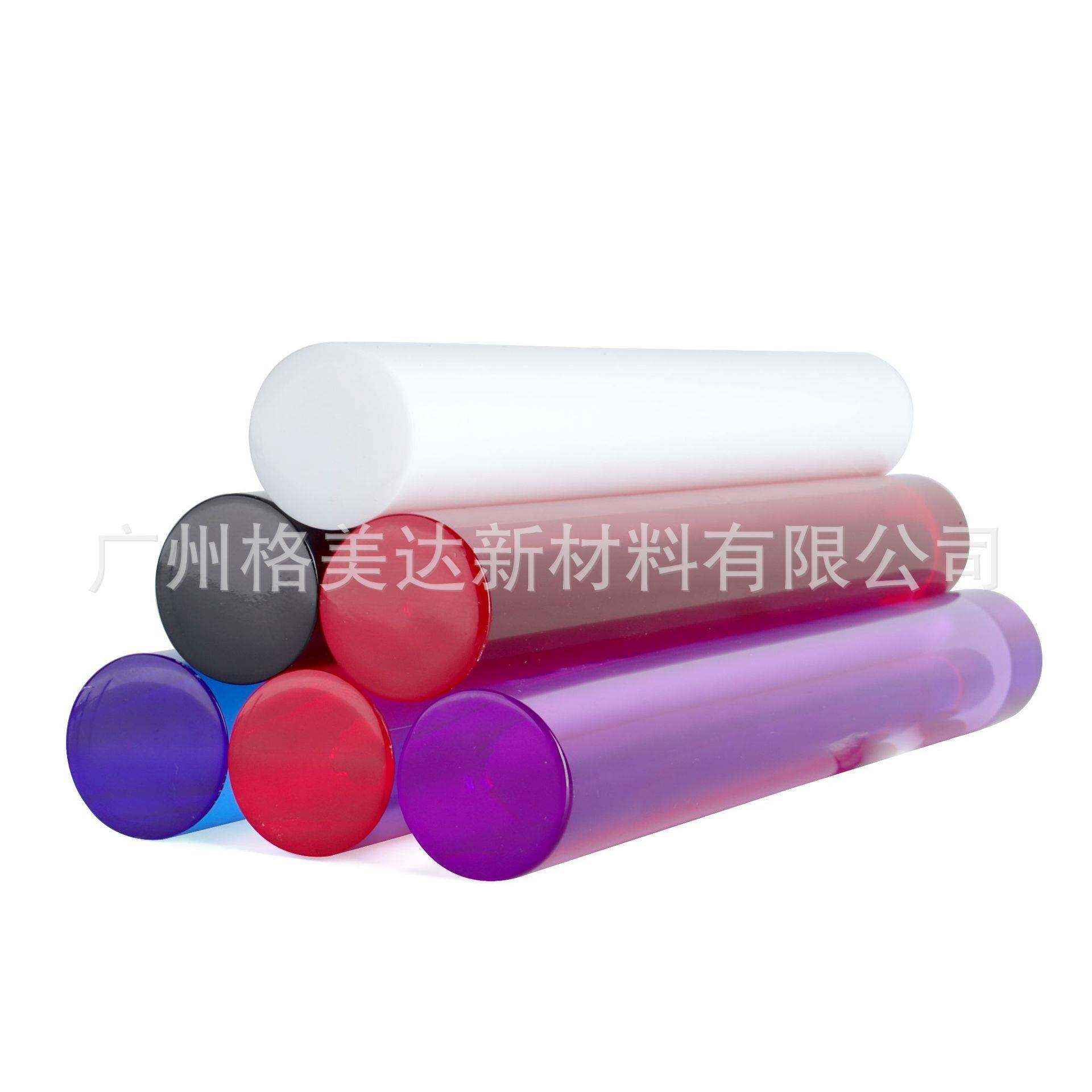 工厂现货 黑棒亚克力棒子 黑色有机玻璃实心圆棒黏土棒