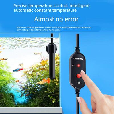 鱼缸加自动恒温乌龟小型迷你电加热器加温棒斗热鱼低棒水11927-FT